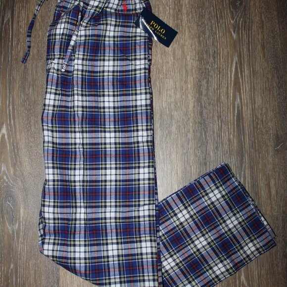 Polo Ralph Lauren | Pants | Nwt Polo Ralph Lauren Mens Plaid Pajama Flannel Lounge Pants Navy ...